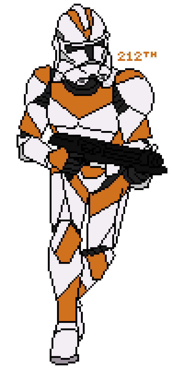 Pixilart - Phase II 212th clone by Skywalker779