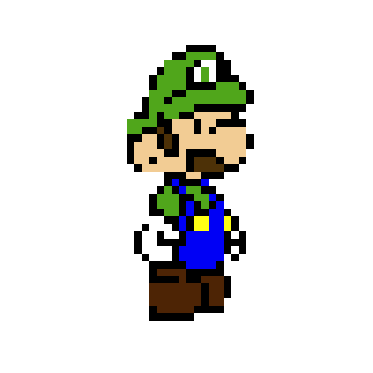 Pixilart - Luigi by GABR1