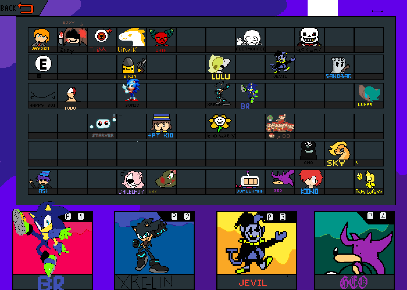 Pixilart - jevil by blue-blue