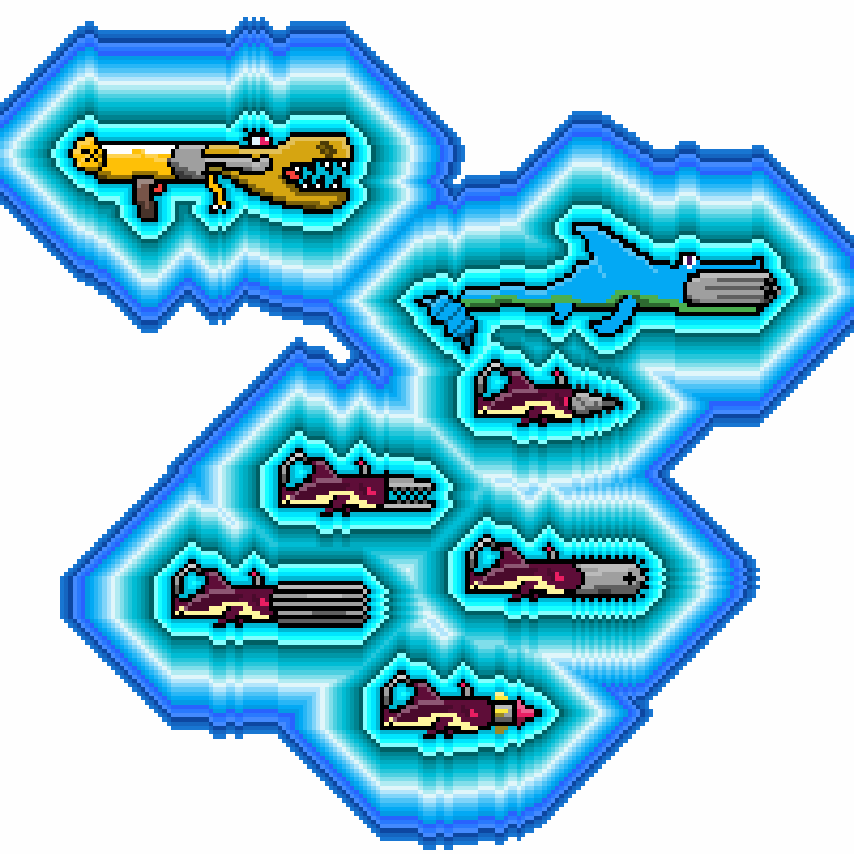 Editing the ultra guns - Free online pixel art drawing tool - Pixilart