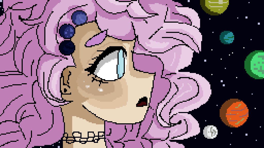 Pixilart - Space Princess ¬,¬ by Ph0enix