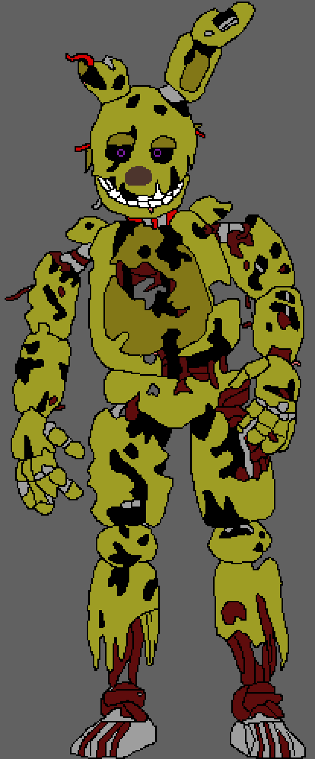 Editing Springtrap - Free online pixel art drawing tool - Pixilart