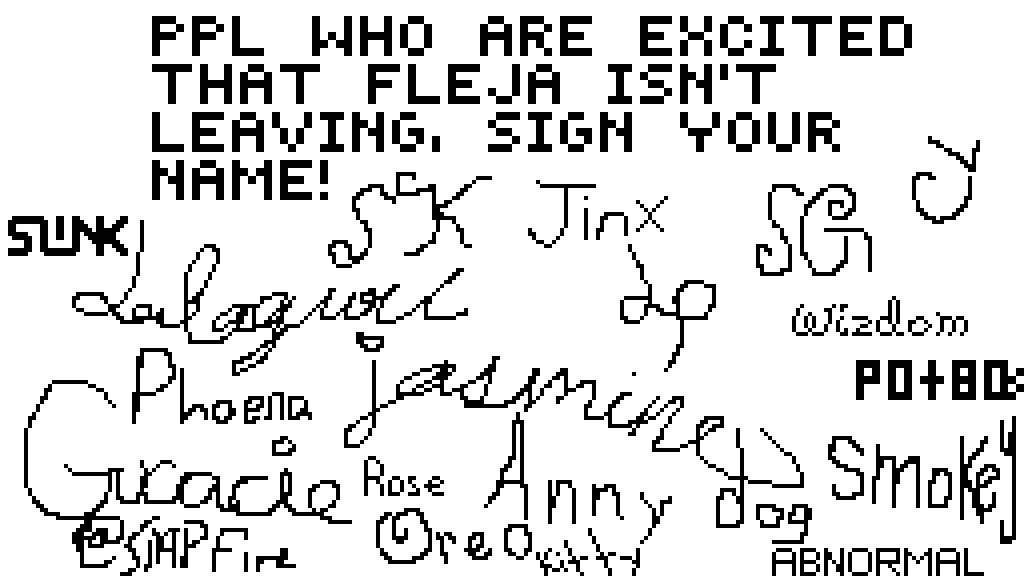 Editing Sign Your Name! - Free online pixel art drawing tool - Pixilart