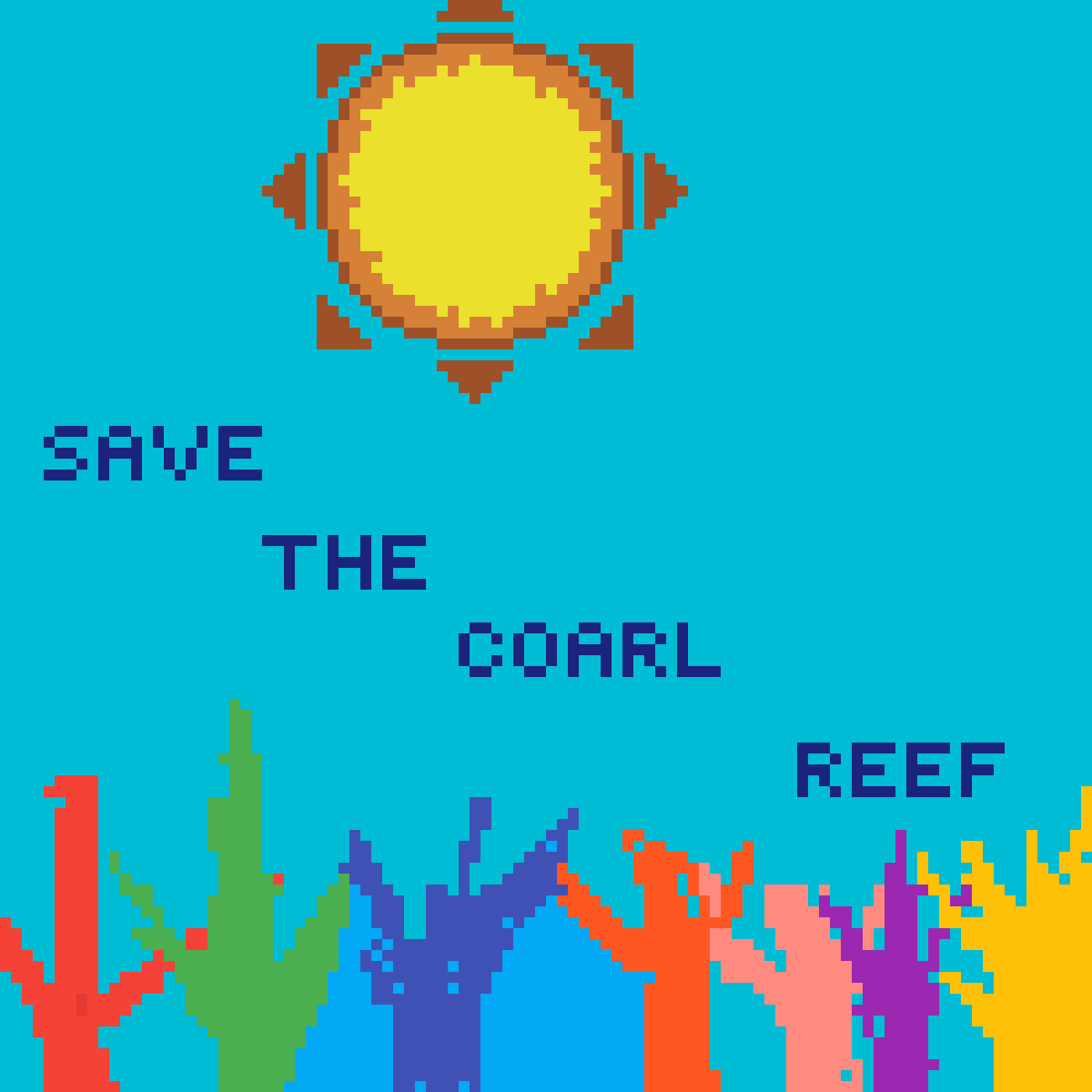Editing The coral reef - Free online pixel art drawing tool - Pixilart