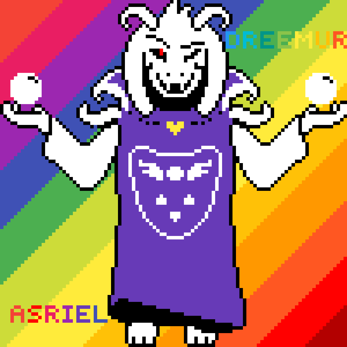 Pixilart - ASRIEL DREEMURR by SANNESSS