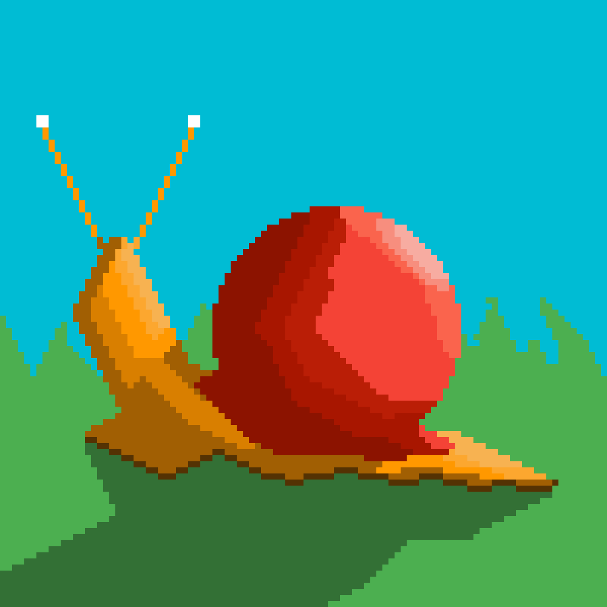 Editing Pixel snail - Free online pixel art drawing tool - Pixilart