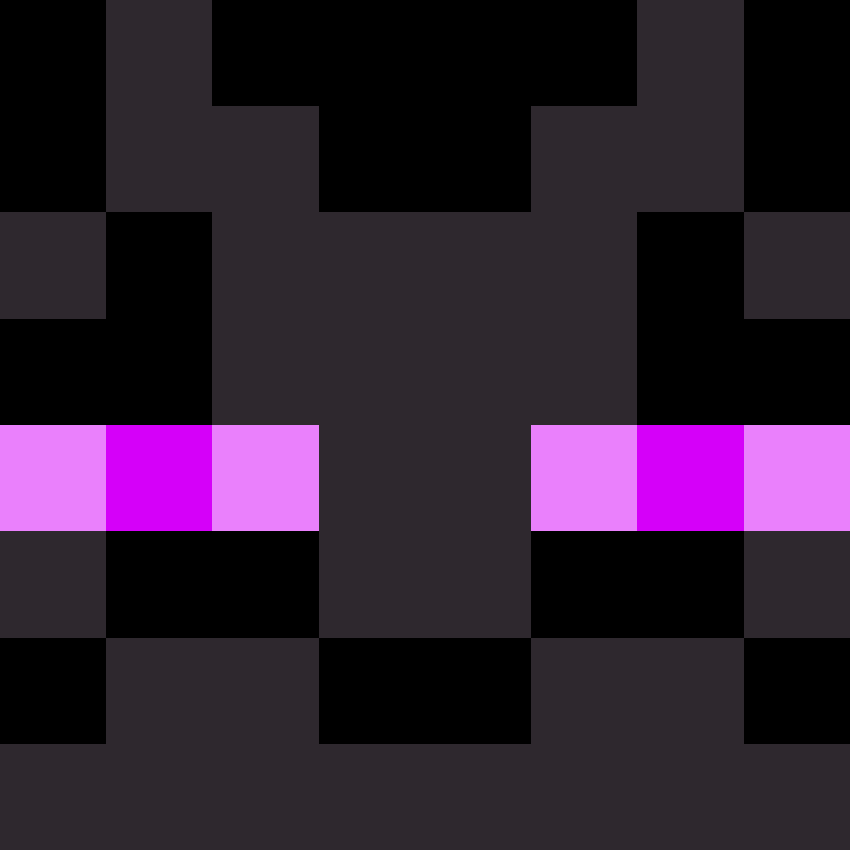 Pixilart - enderman head by Liviandleo