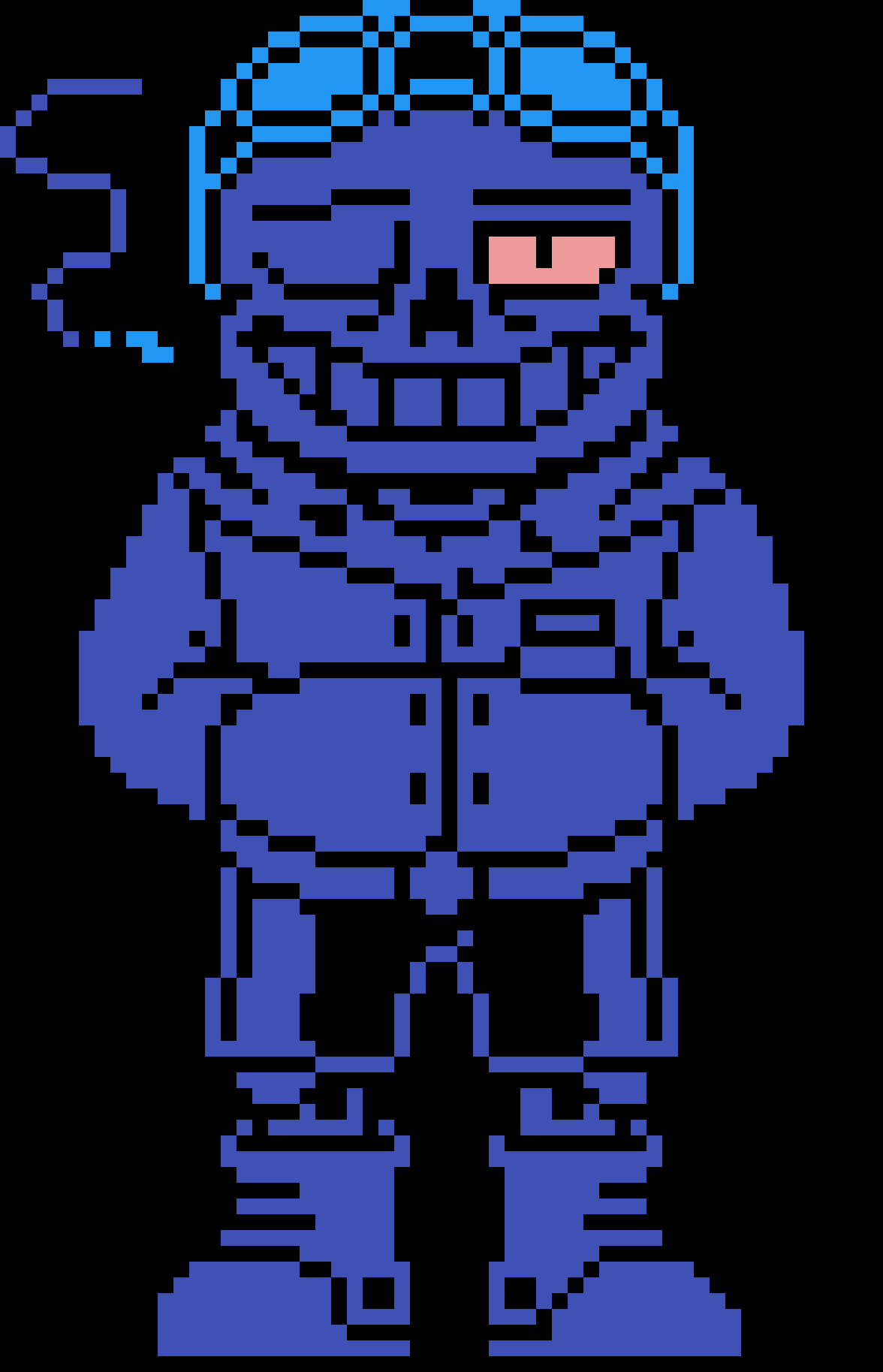 Editing Mirrored Inversion SF - Free online pixel art drawing tool ...