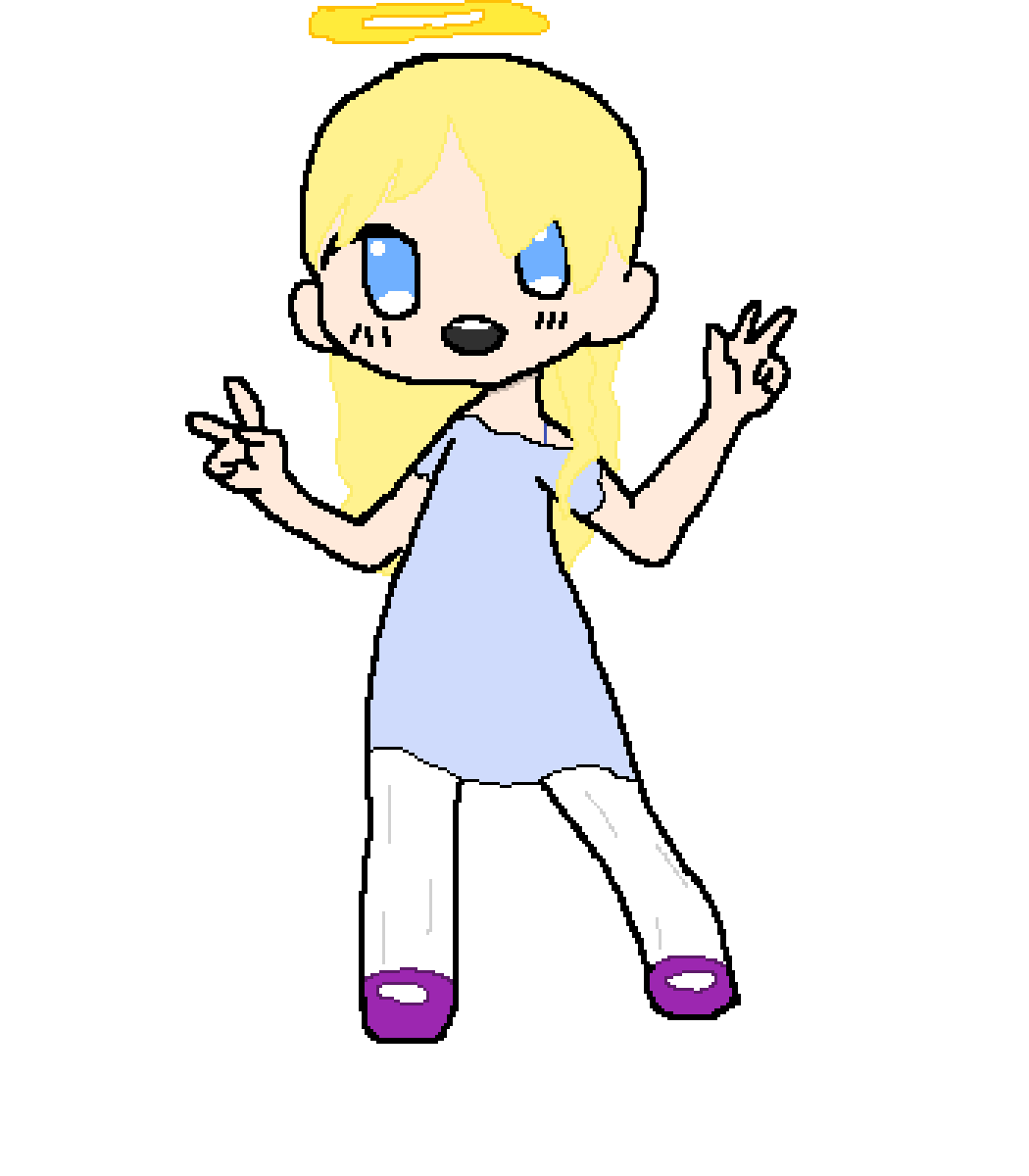 Editing Angela the Angel - Free online pixel art drawing tool - Pixilart