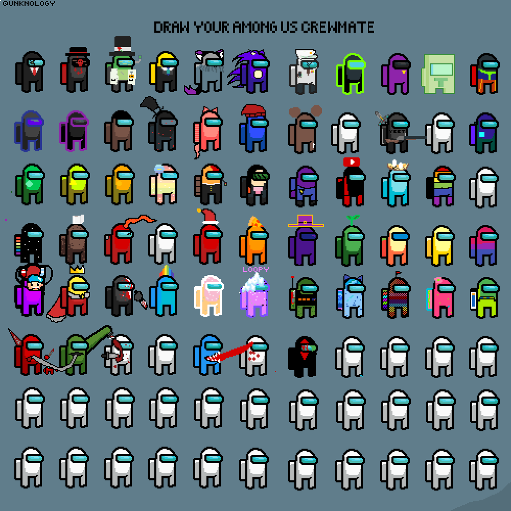 Editing among us - Free online pixel art drawing tool - Pixilart