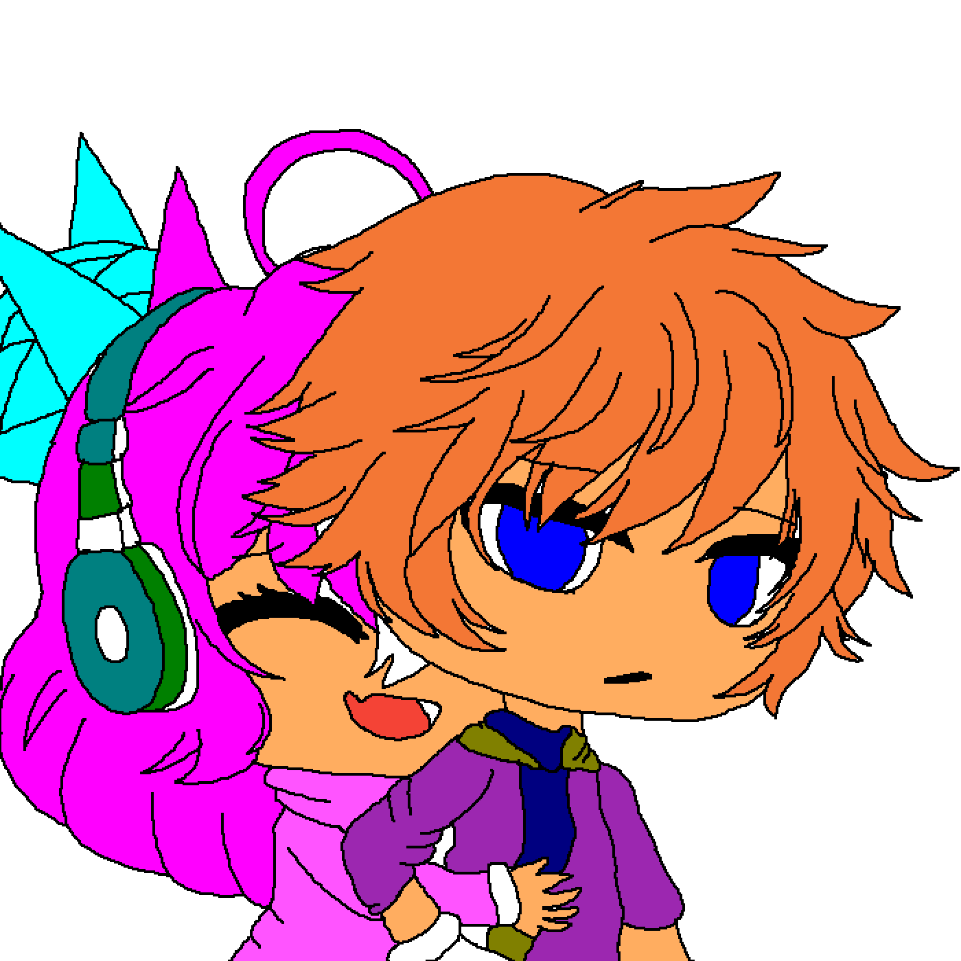 Pixilart - Gacha Life Base I Made by Kiki-Cutie