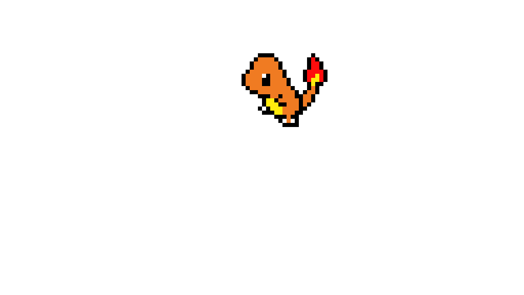 Editing Charmander - Free online pixel art drawing tool - Pixilart