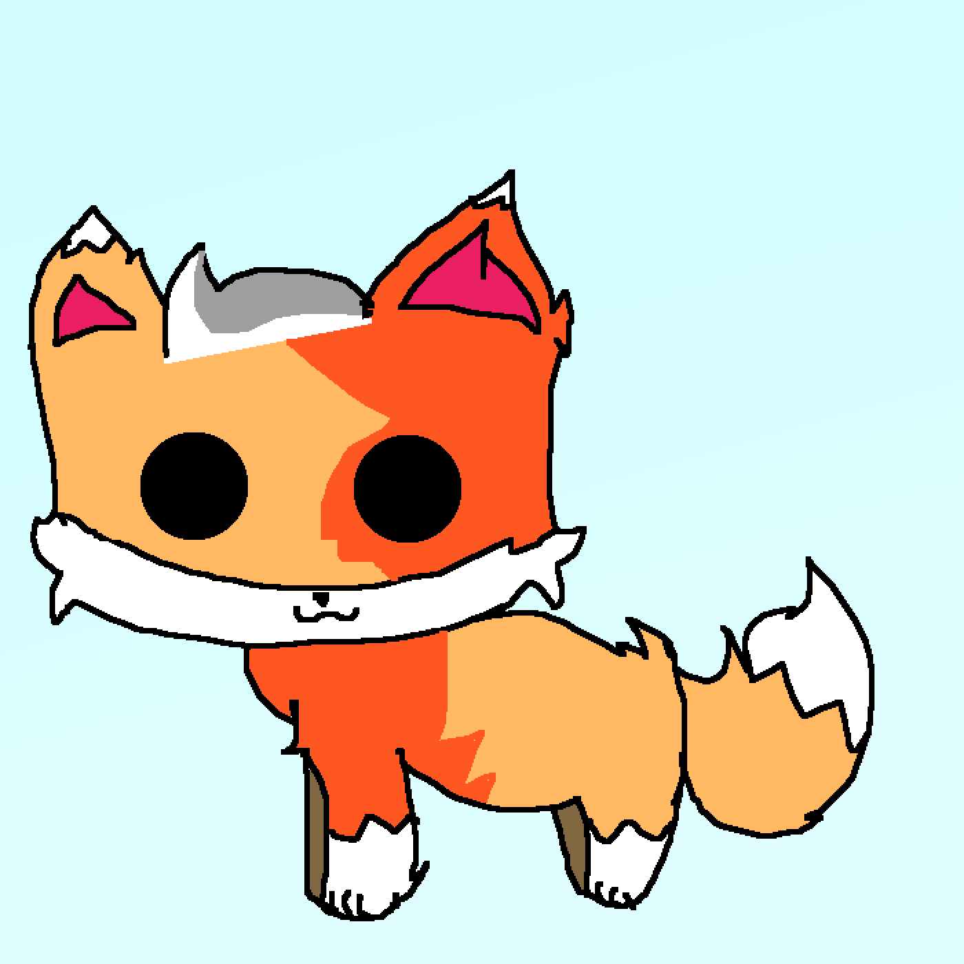 Pixilart - recreated my fox drawing by SleepyPeep