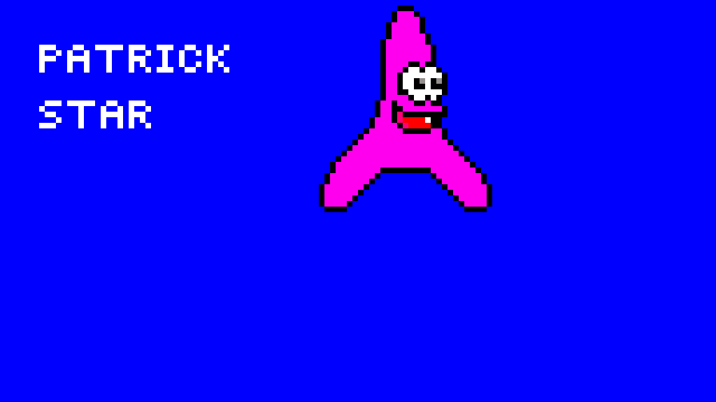 Pixilart - patrick star by kotalee7