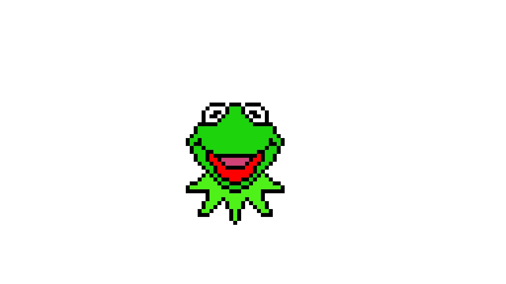 Pixilart - Kermit by Algernon109