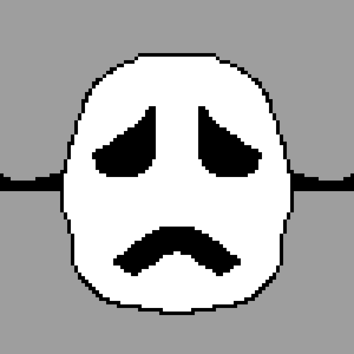Pixilart - Sad Mask by EchoFox