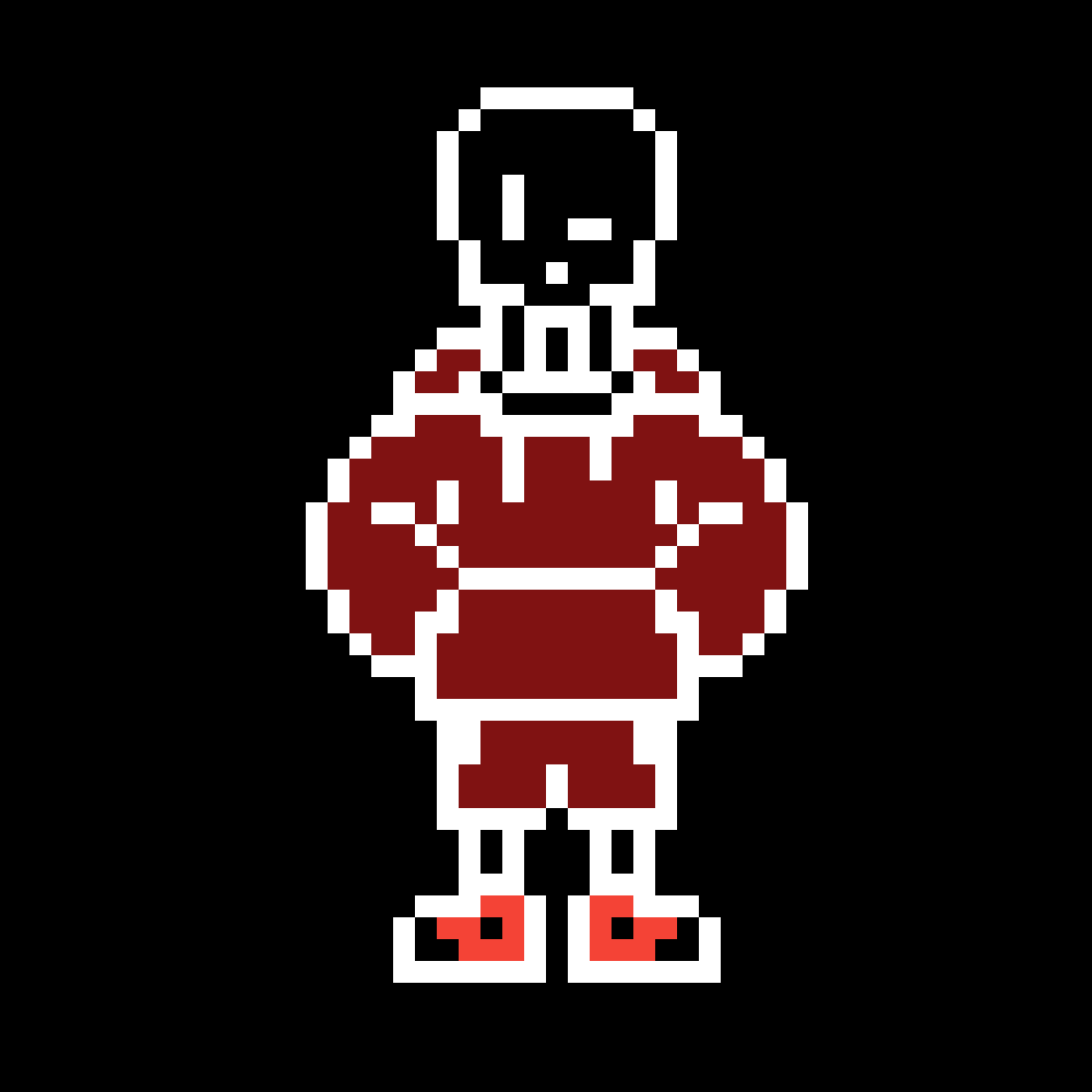 Pixilart - Evil Papyrus by RoosterRii