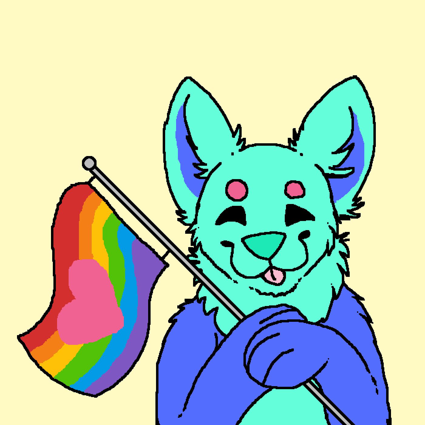 Editing Happy Pride month - Free online pixel art drawing tool - Pixilart