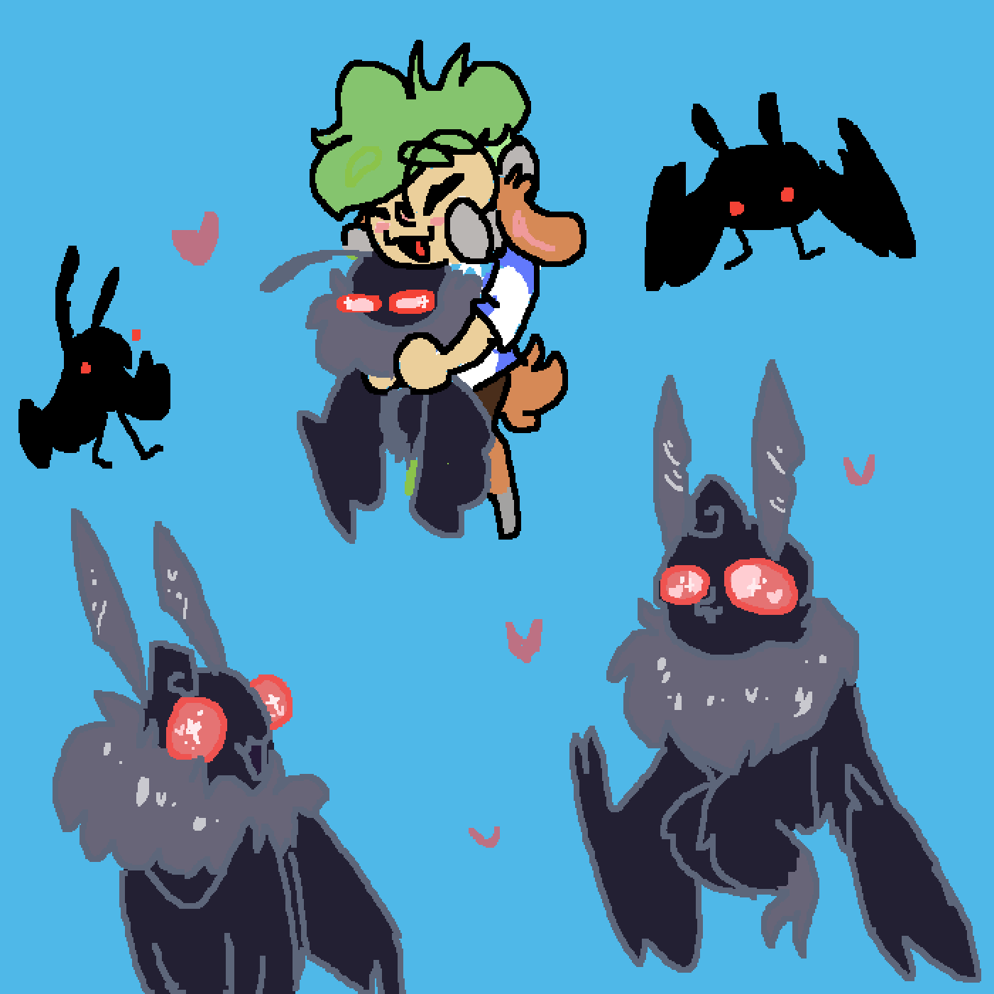 Pixilart - MOTHMAN by BurntToastbur