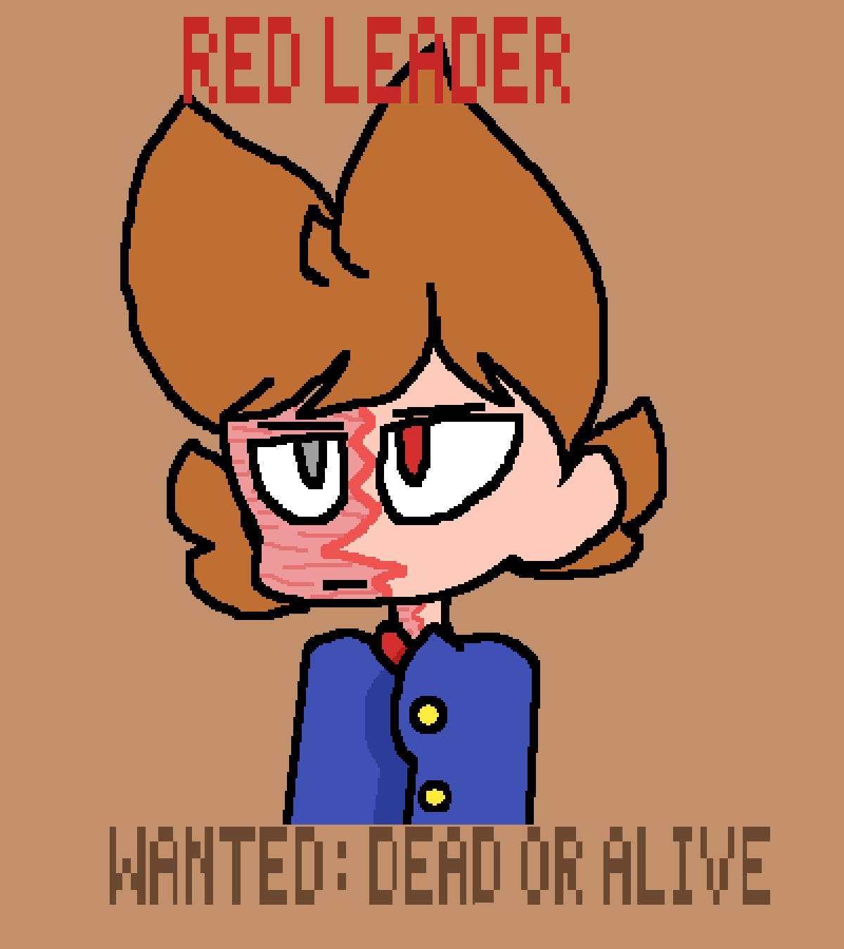 Pixilart - Red Leader wanted poster by owlglider1
