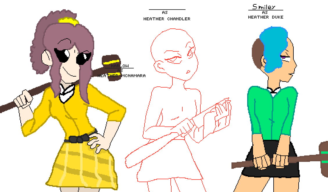 Editing Smiley as Heather Duke - Free online pixel art drawing tool ...