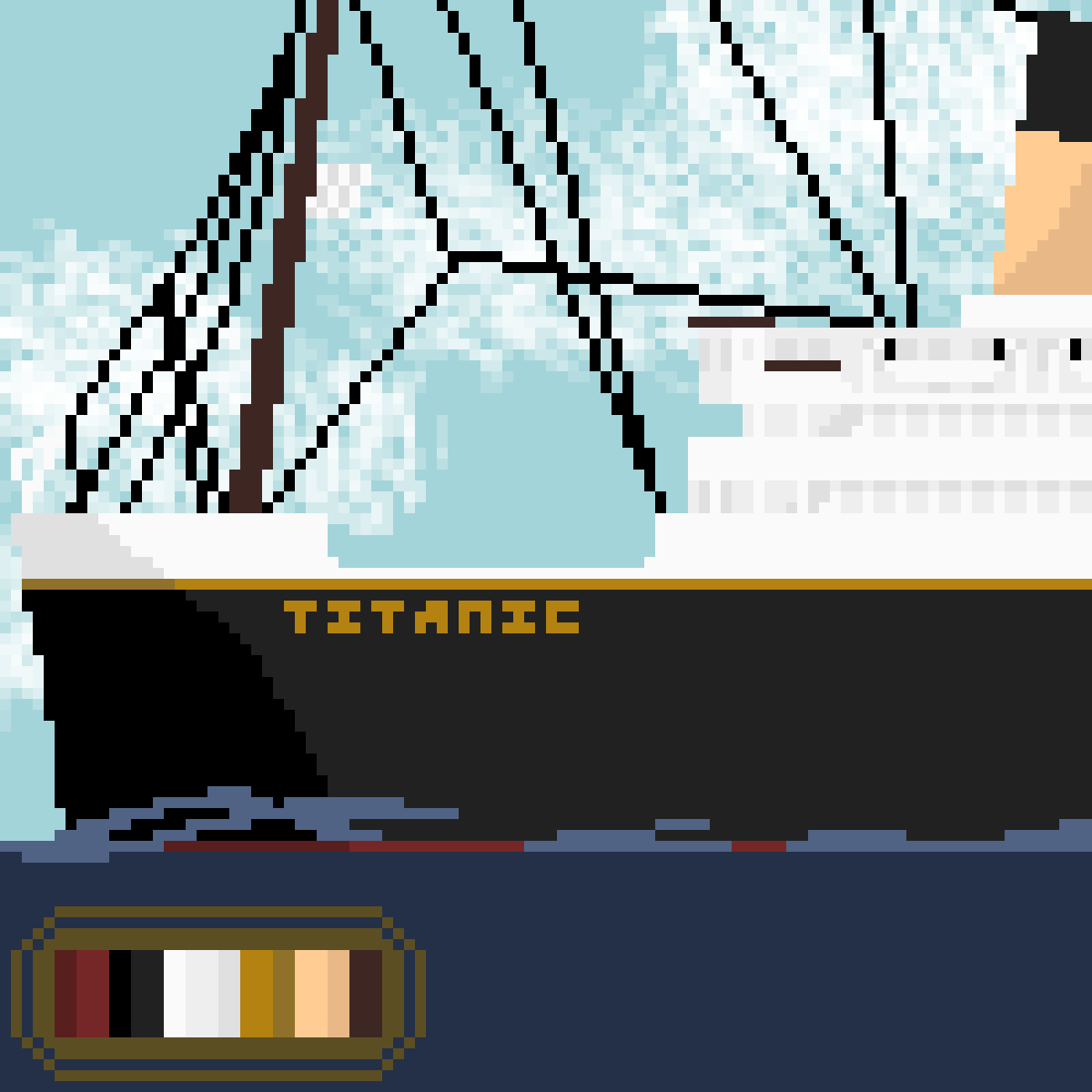 Editing Titanic Palette - Free online pixel art drawing tool - Pixilart