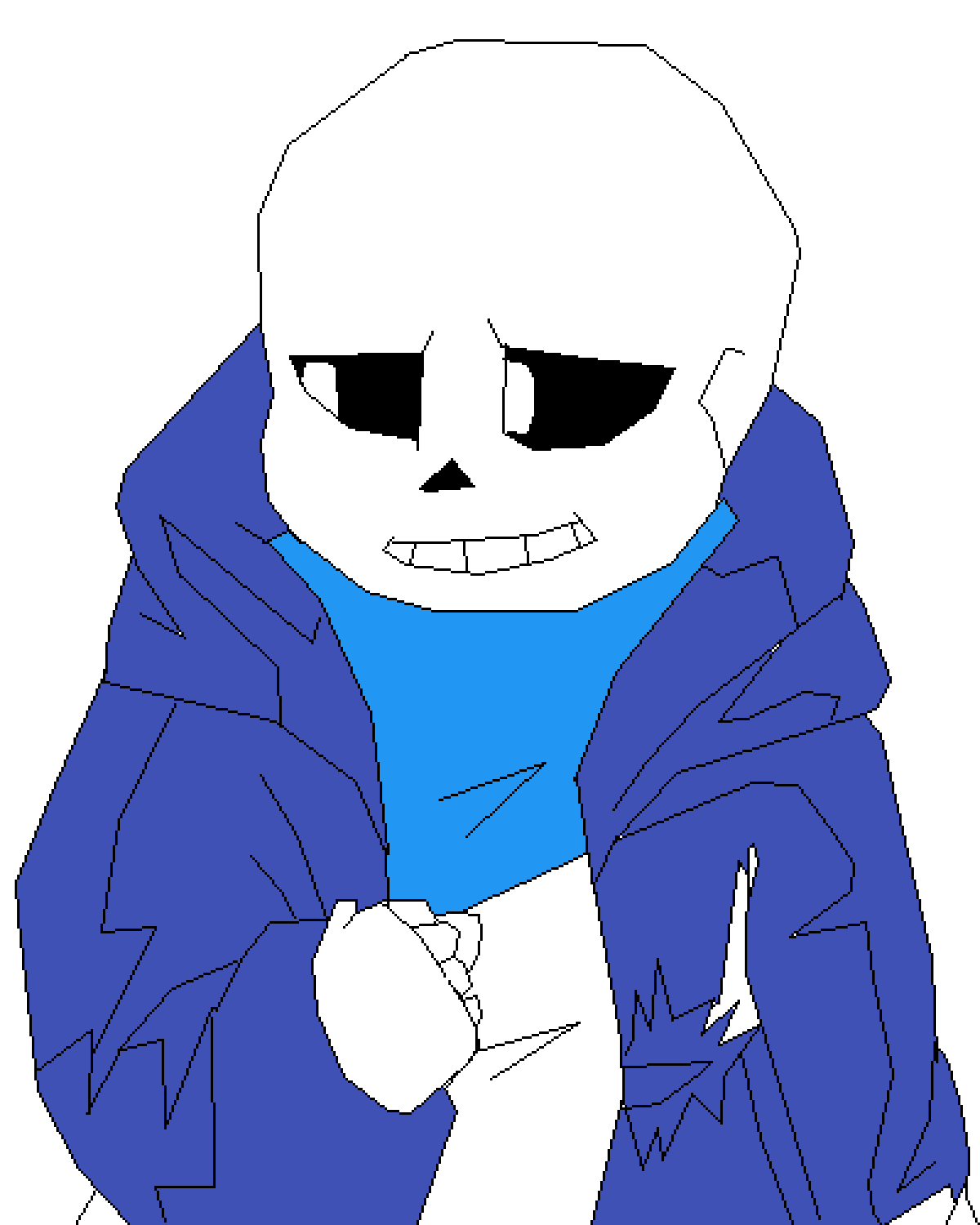 Pixilart - Sans by melaniemartinex