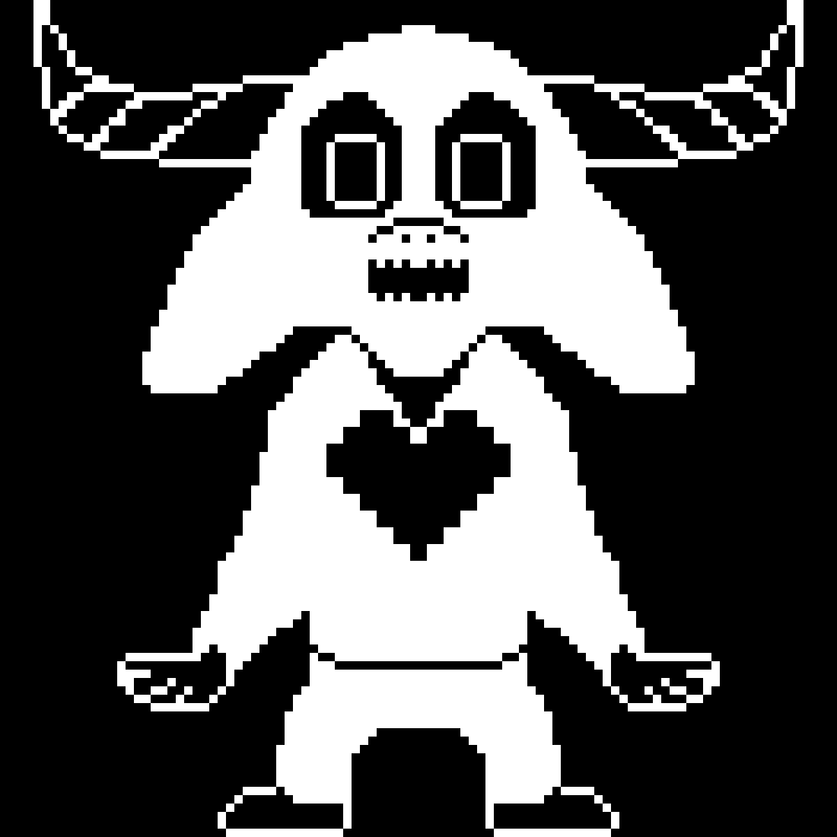Pixilart - Undertale:Asriel new form by ladybugkat00