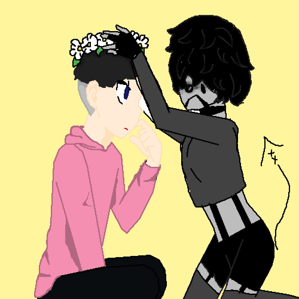 Editing Here a flower crown - Free online pixel art drawing tool - Pixilart