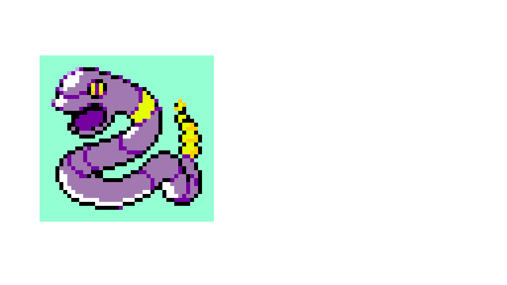 Editing Ekans - Free online pixel art drawing tool - Pixilart