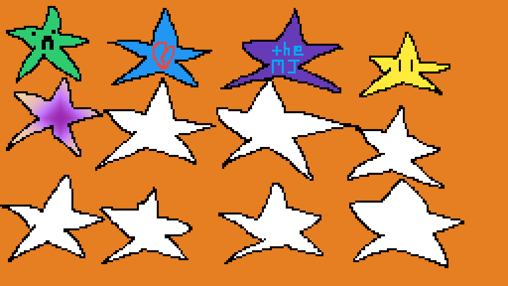 Editing add a star - Free online pixel art drawing tool - Pixilart