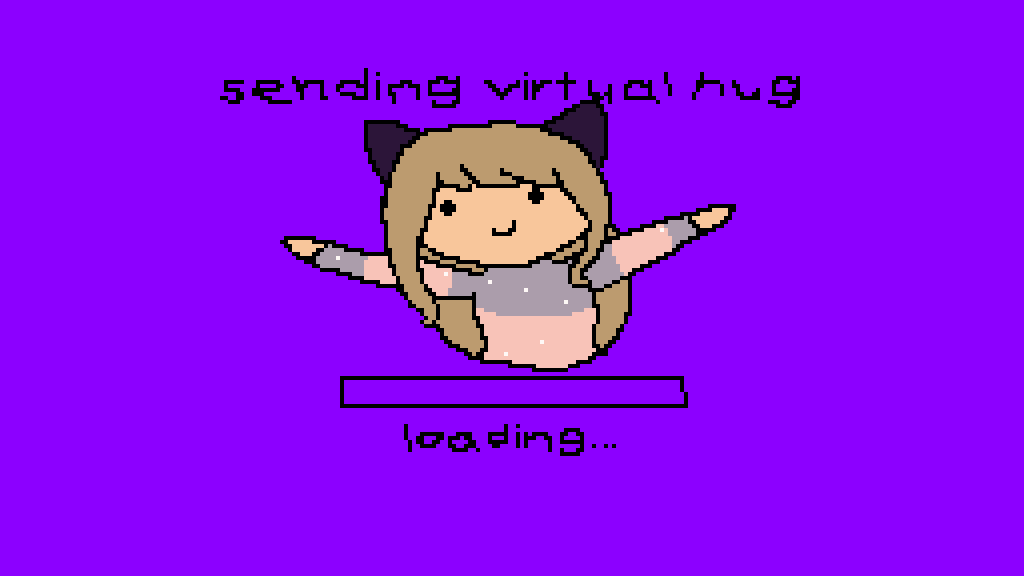 Pixilart - Virtual hug for @themusicalpanda by Kawaii-Kitten