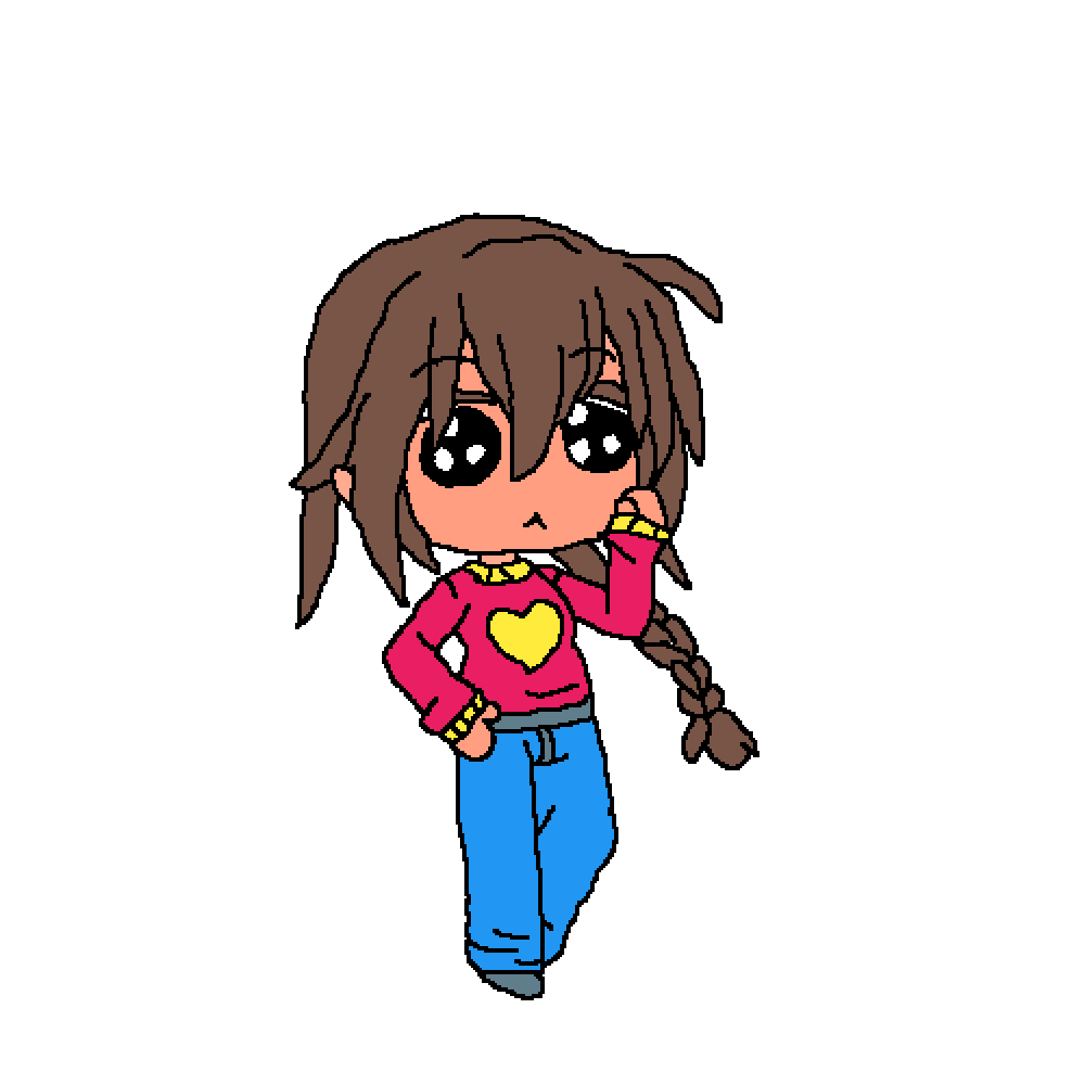 Pixilart - cute base girl by dave-miller1