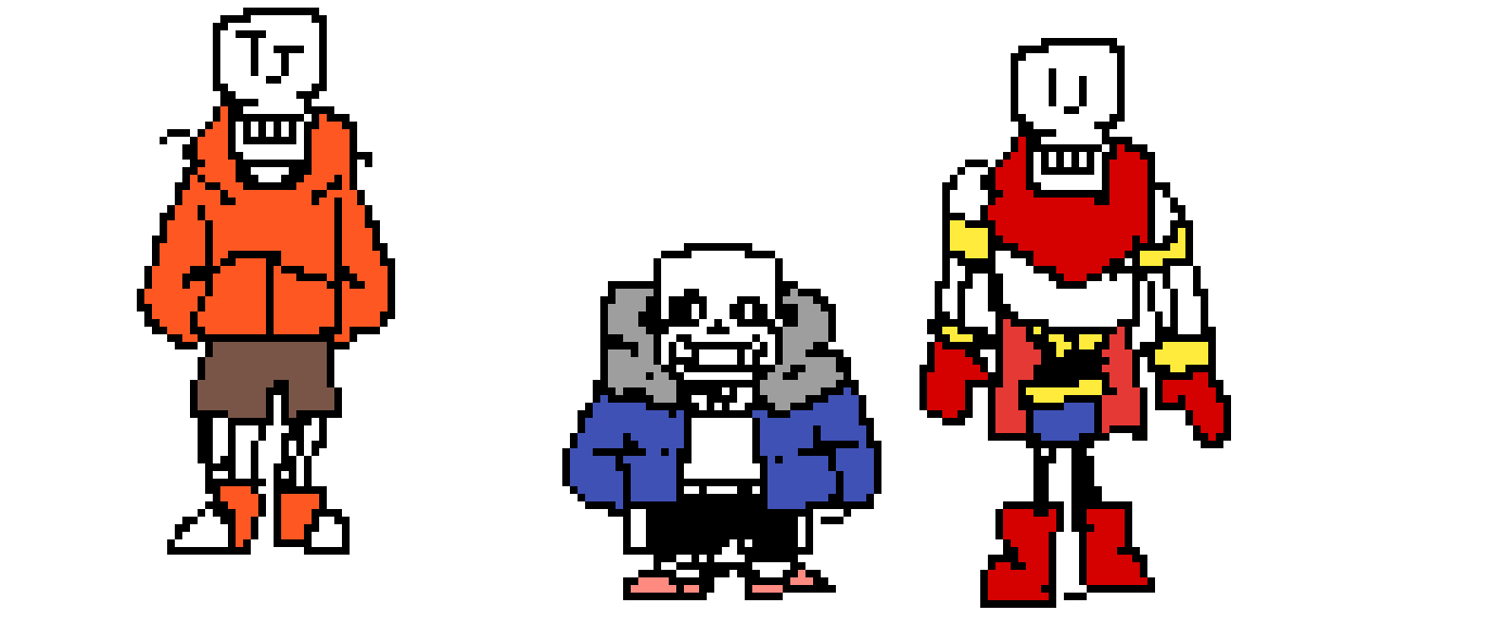 Pixilart - sans and swap paps by SamuelSebic