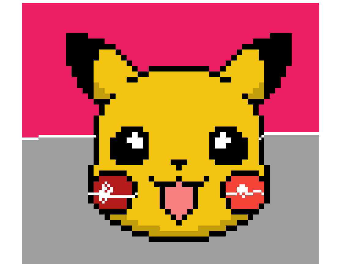 Editing PikaBall - Free online pixel art drawing tool - Pixilart