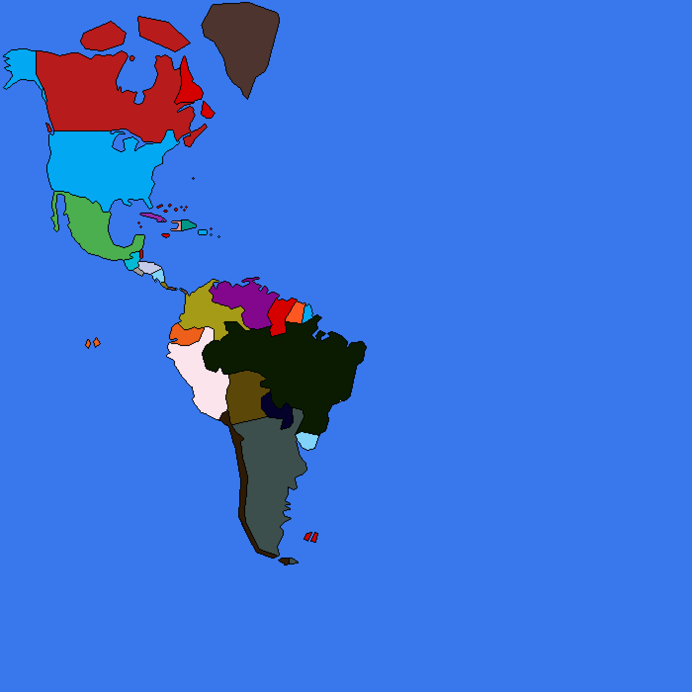 Pixilart - american ww2 map by Pvt-Katyusha