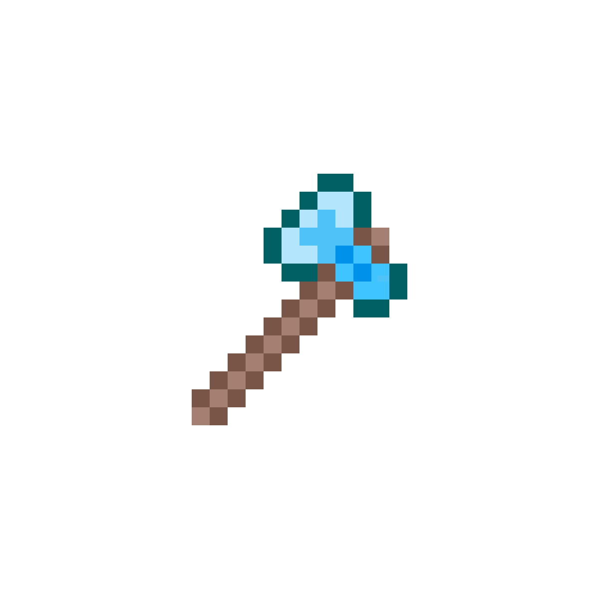 Pixilart - The Minecraft Axe by Peter-Maximoff