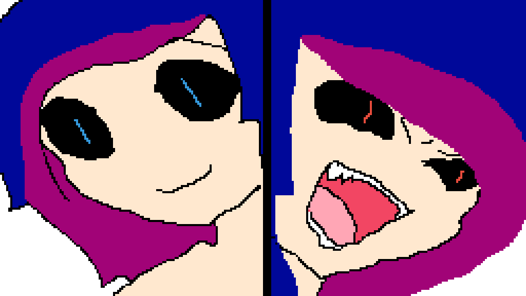 Pixilart - You and your evil side COLLAB by Shadowfigure