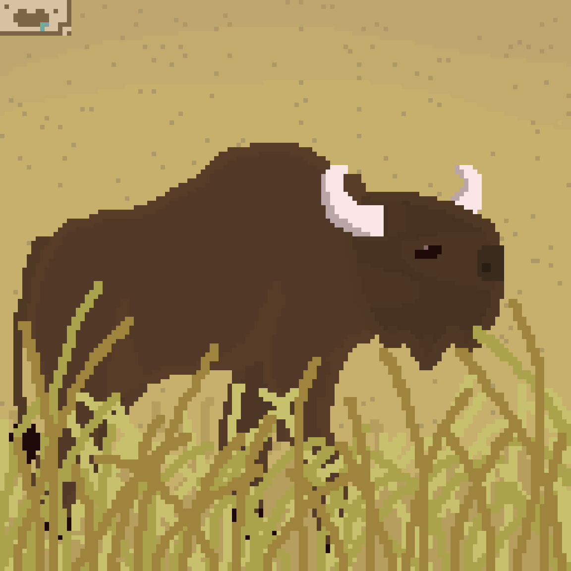 Pixilart - Bison by FoopyFoopy