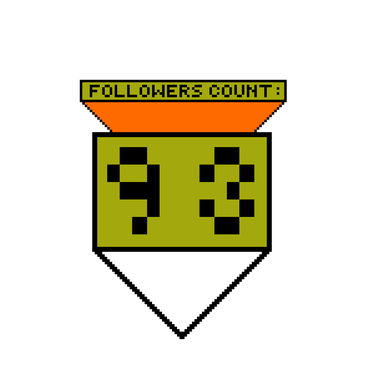 Pixilart - Follower Count by ArtTurbotIX