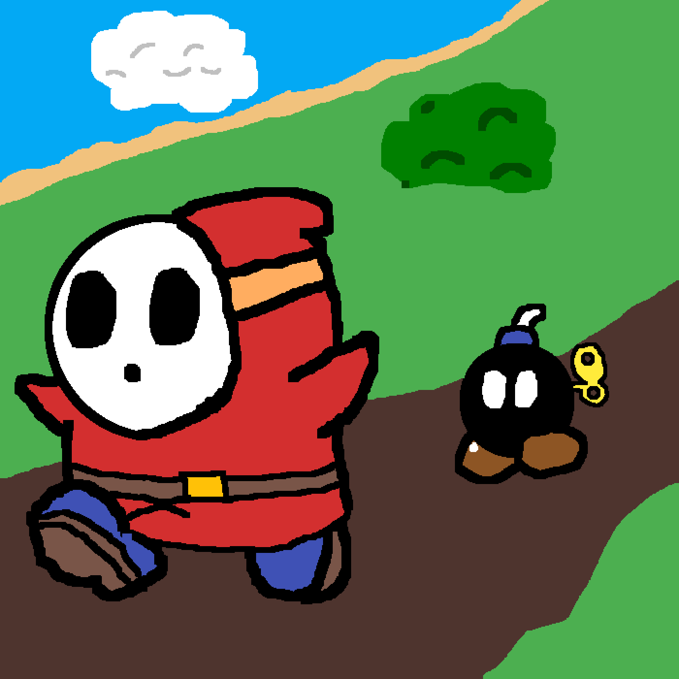 Pixilart - Shy Guy by Go2Sleep