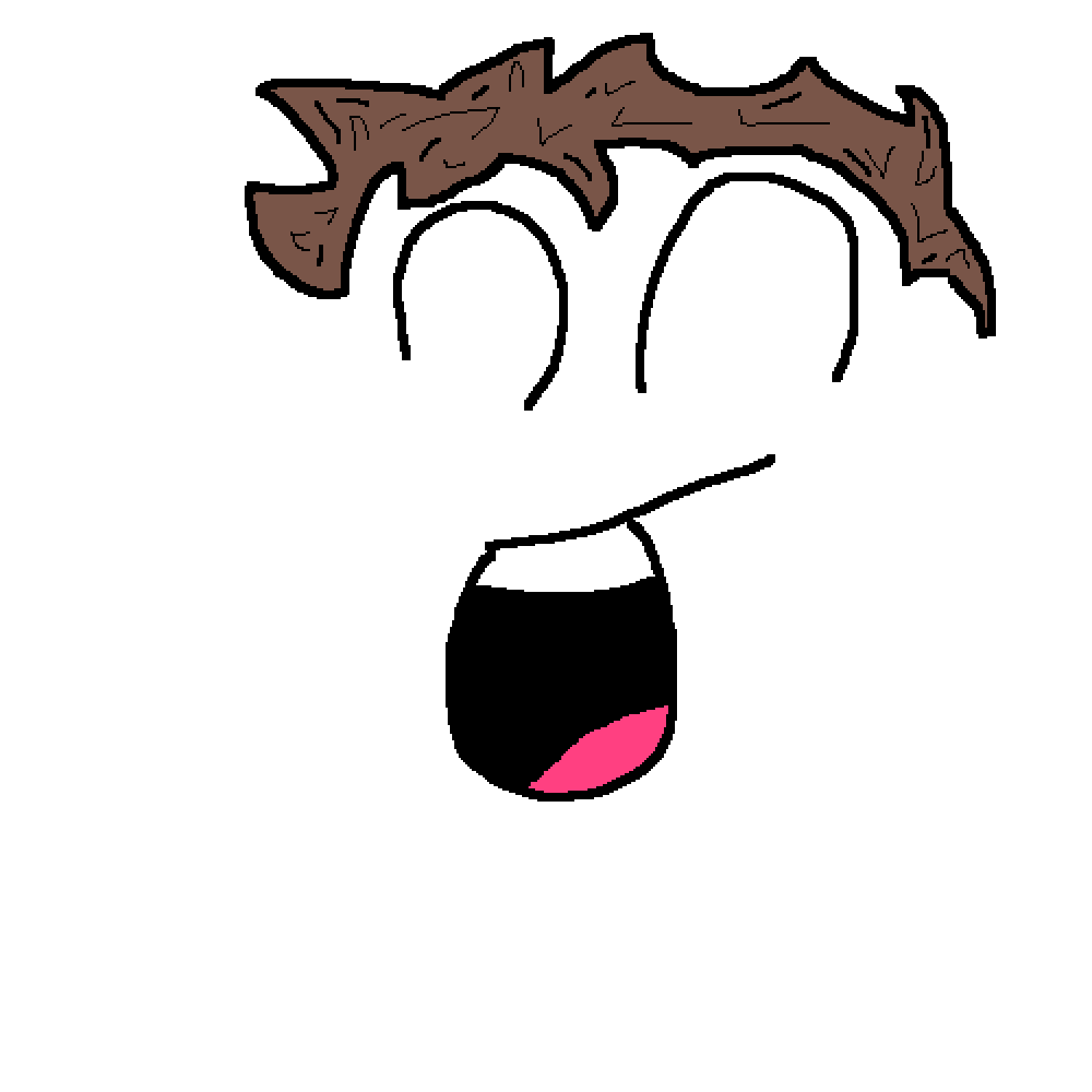 Pixilart - A Face... but wait, it's 500x500 by Isas-Studio