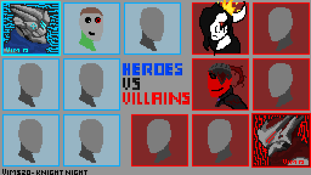 Editing Villain or hero - Free online pixel art drawing tool - Pixilart