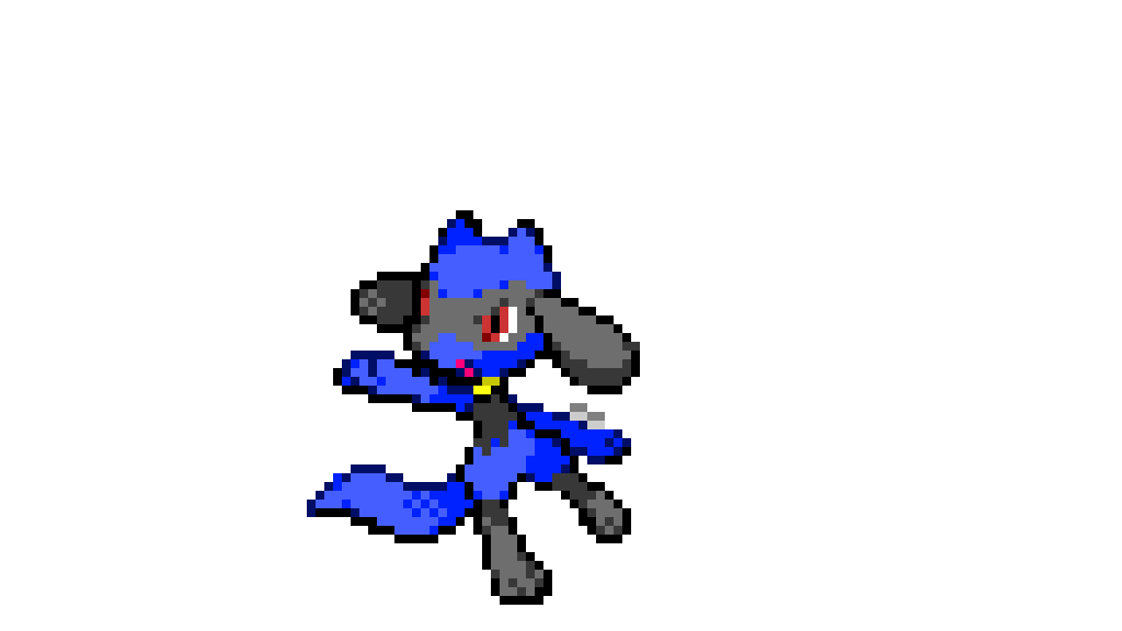 Editing Riolu - Free online pixel art drawing tool - Pixilart