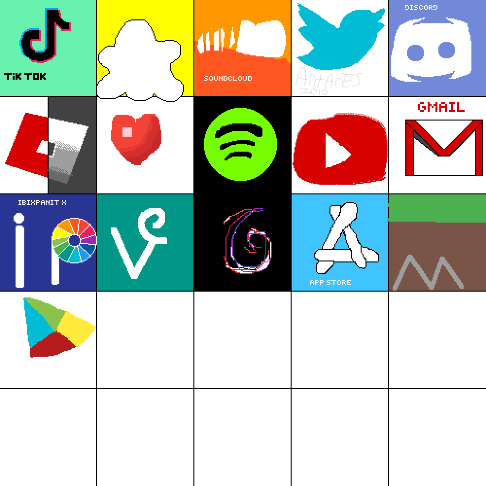 Editing Google Play Store - Free online pixel art drawing tool - Pixilart