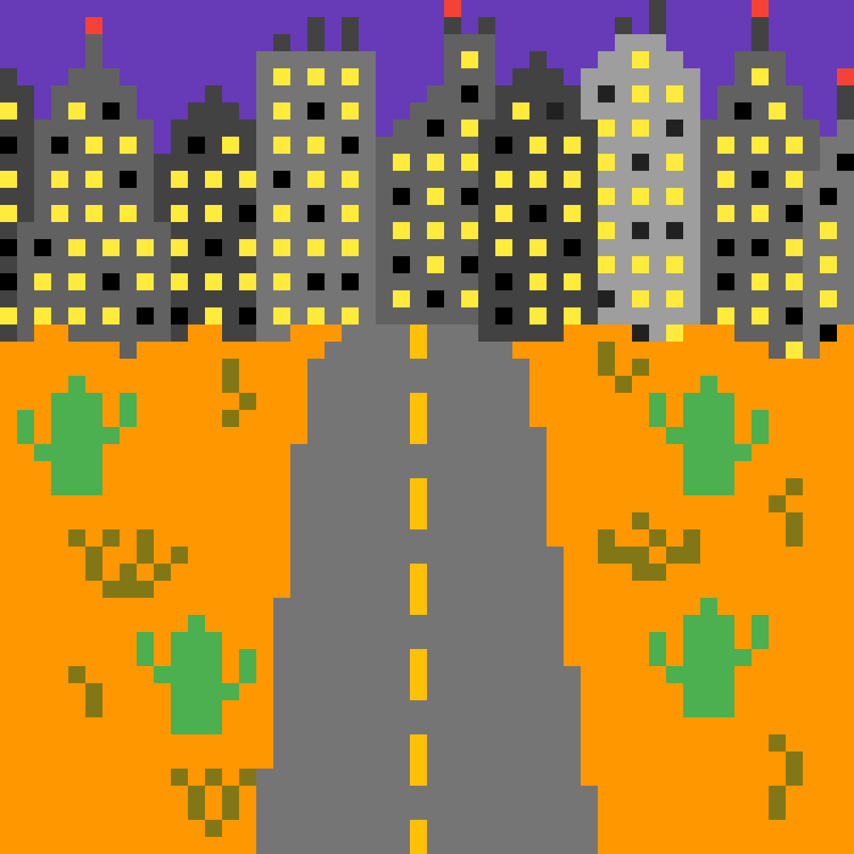 Editing road - Free online pixel art drawing tool - Pixilart