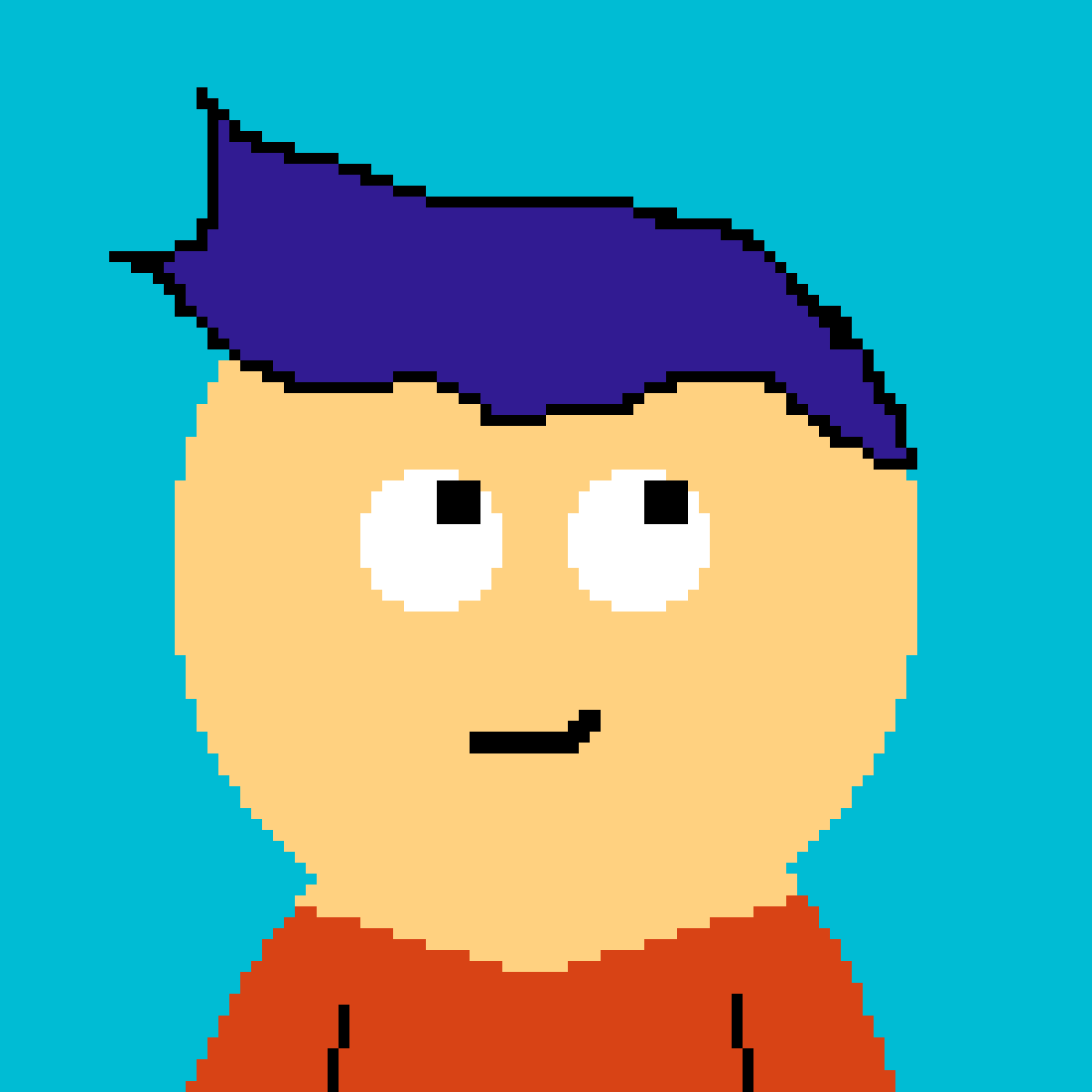 Editing Human Face Template (Example) - Free online pixel art drawing ...