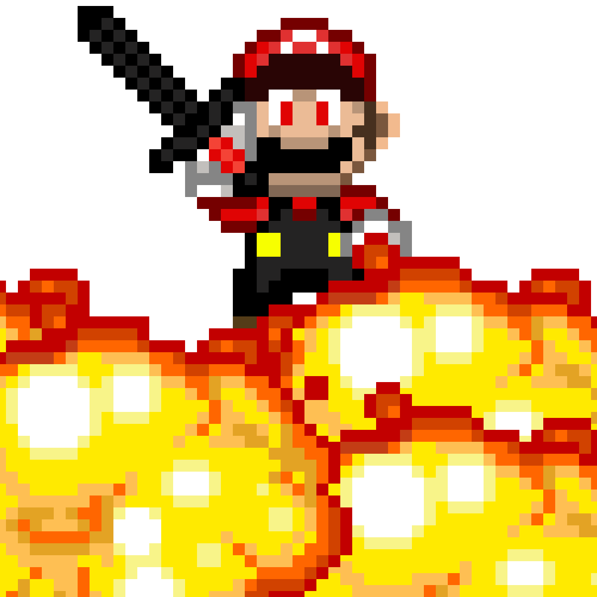 Pixilart - Evil Mario by BigDaddyNigward