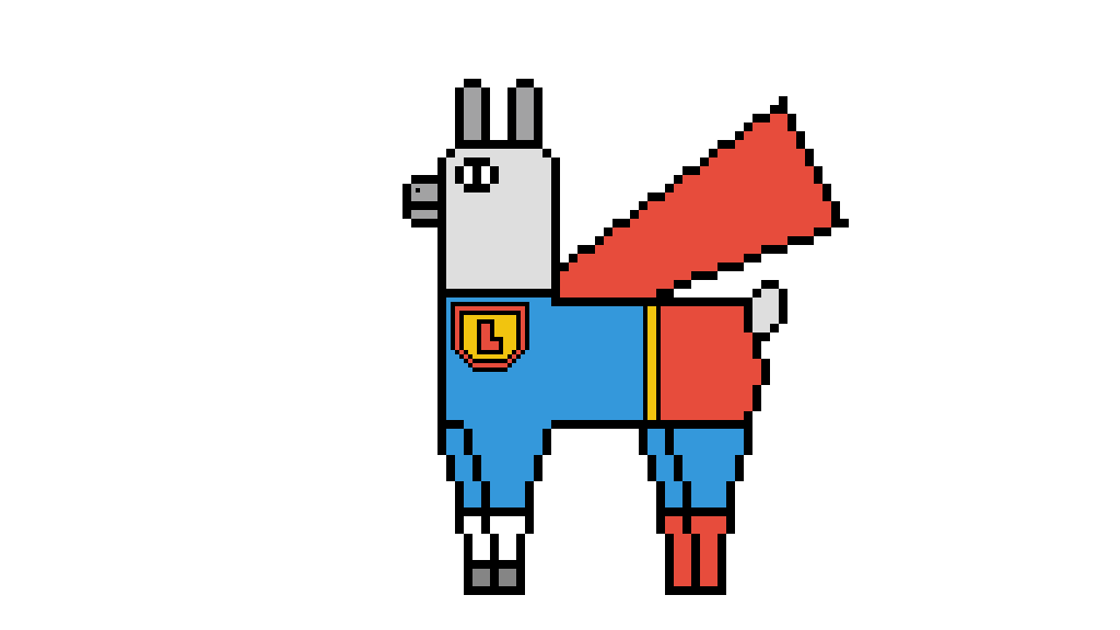 Pixilart - Super Lama by Damian-Makowski