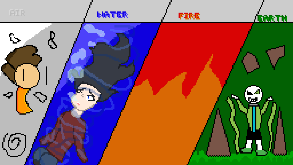 Editing the 4 elements - Free online pixel art drawing tool - Pixilart